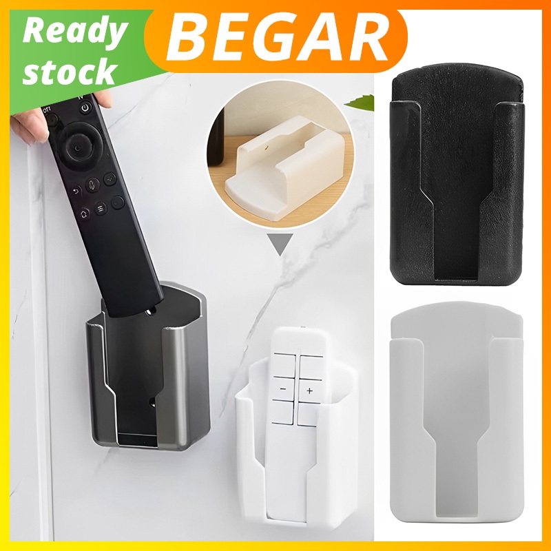 Remote Control Rack Holder Wall-Mounted Organizer Self Adhesive Media ...