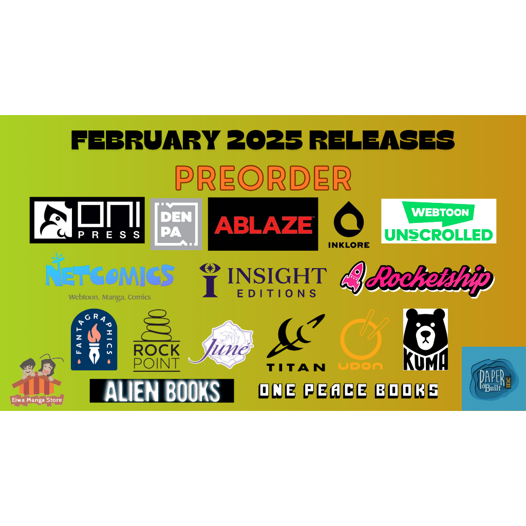 [PRE-ORDER] February 2025 - Ablaze Alien Books Denpa Fantagraphics ...