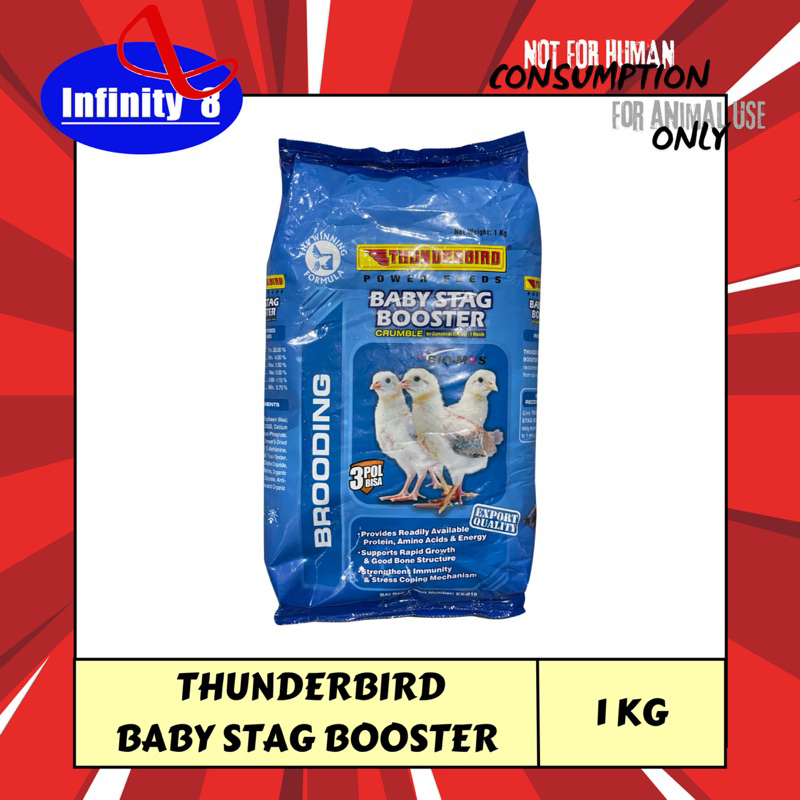 THUNDERBIRD BABY STAG BOOSTER CRUMBLE 1KG | Shopee Philippines