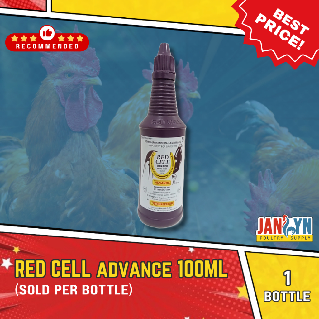 Red Cell Advance 100ml for gamefowls | Shopee Philippines