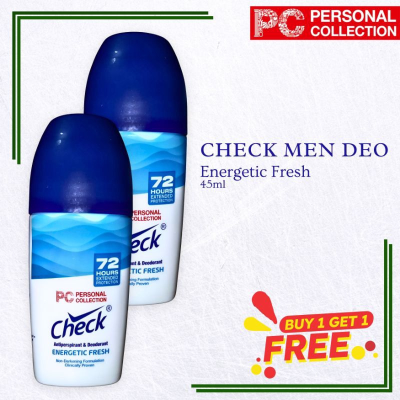 PERSONAL COLLECTION Buy1 take 1 Check Men Energetic Fresh ...