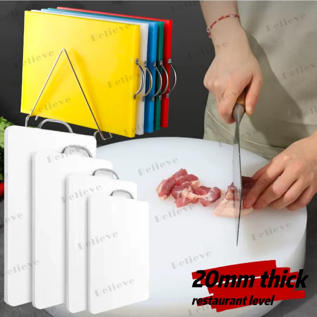 Anti-slip makapal kitchen chopping board sangkalan plastic chopping pad ...