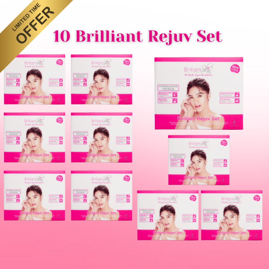 BUY 10 BRILLIANT REJUV SET #brilliantskinessentials | Shopee Philippines