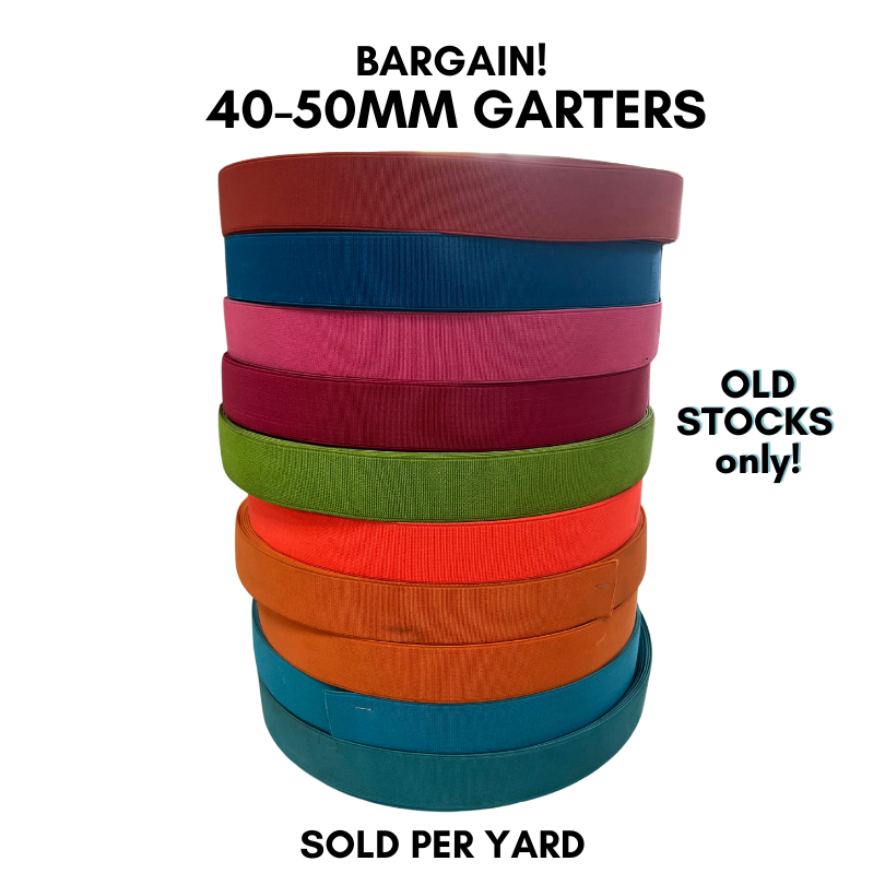 BARGAIN STOCKS! 50MM Garters for Sandals, Shoes, Crafts, and DIY - SOLD ...