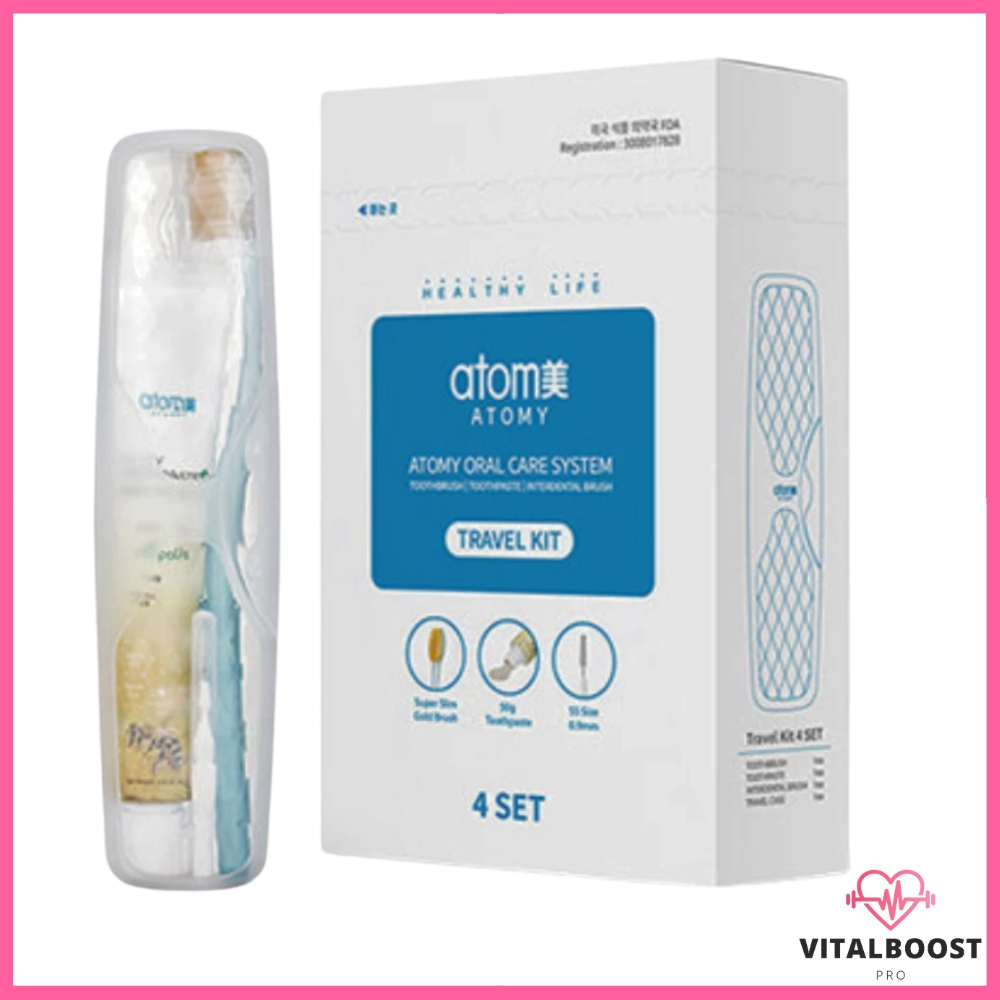 Original Korean Atomy Oral Care 1 SET (tooth paste w/ toothbrush ...