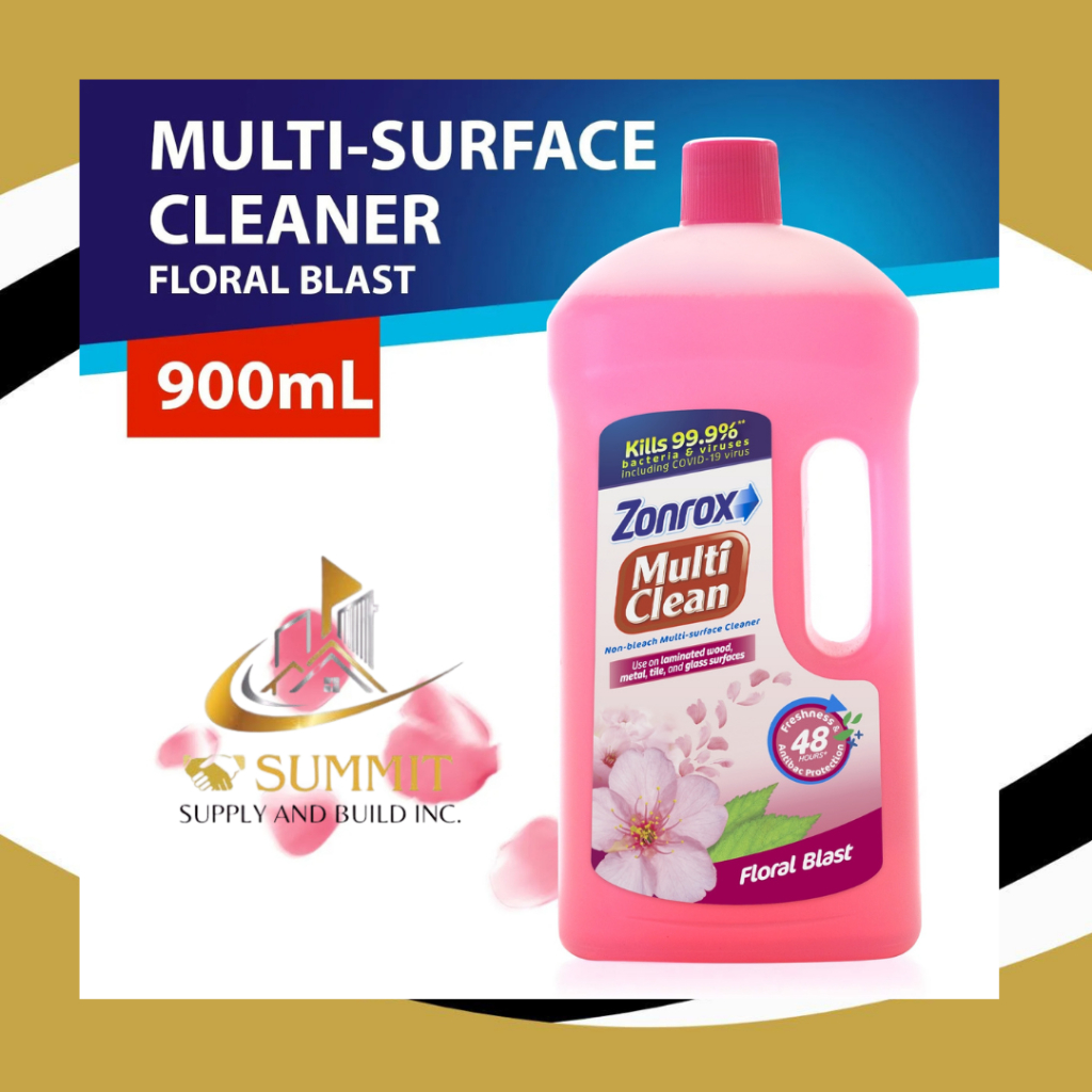 Zonrox Multi Clean Floral Blast (900 mL) | Shopee Philippines