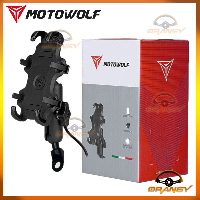 Motowolf Phone Holder Version 5 Original for Motorcycle Mirror Mount ...