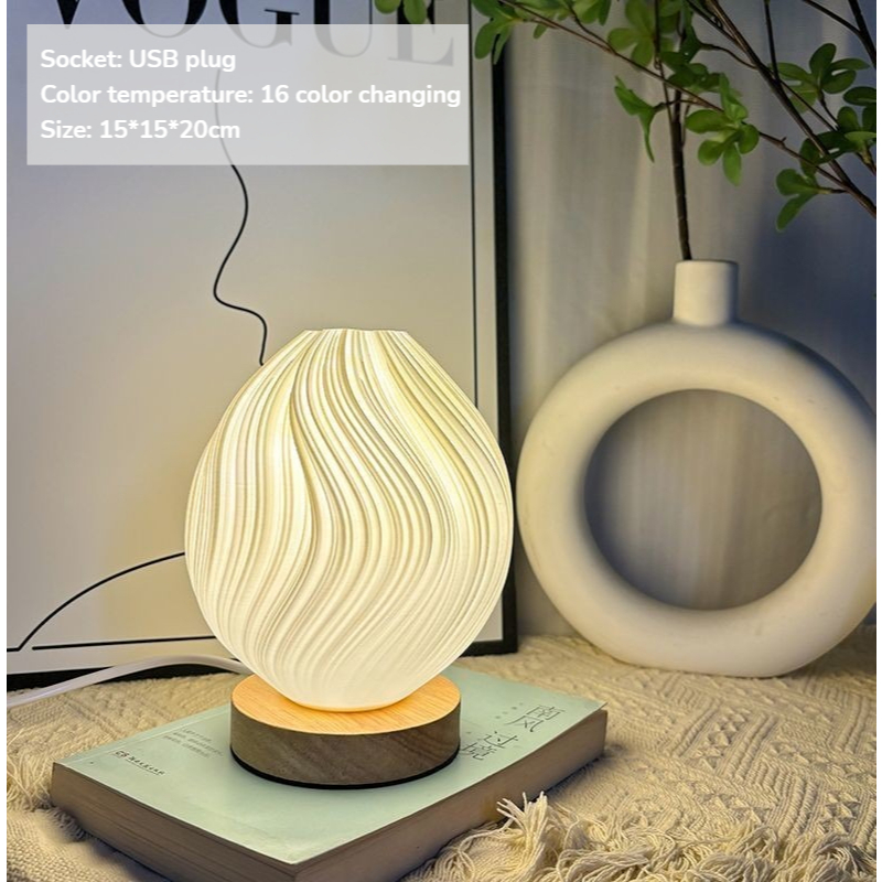 16 Colors Table Lamp Study Room Living Room Desk Lamp LED Bedroom ...