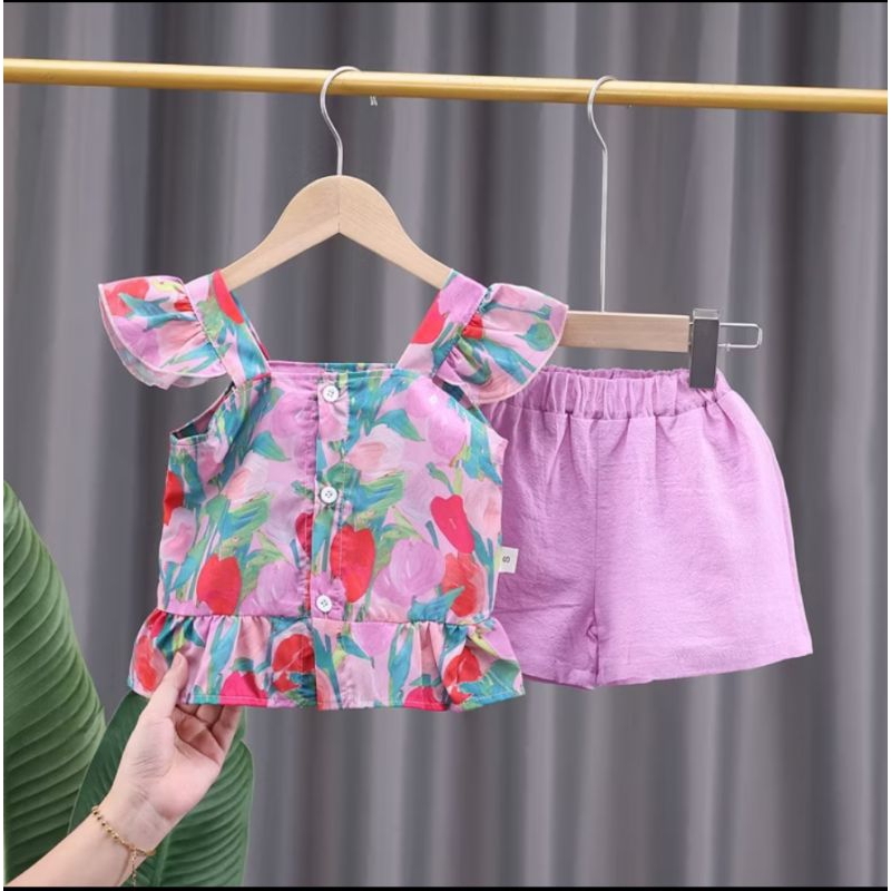 Brandnew kids terno (Purple size xl fit to 5-7 yrs old depende sa laki ...