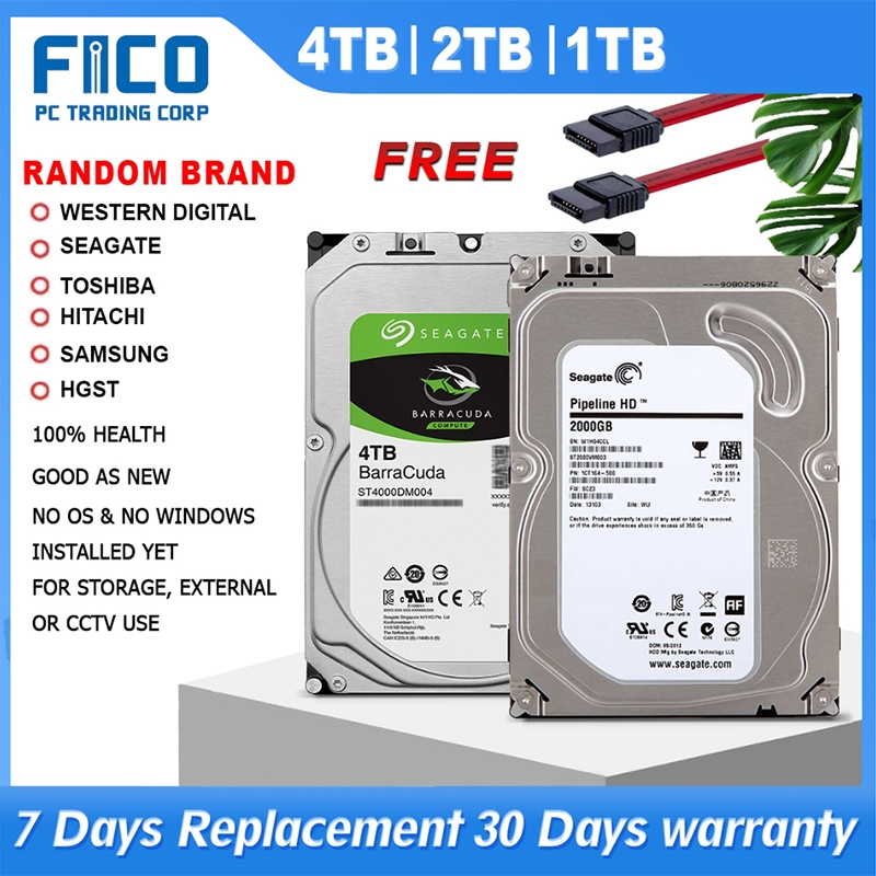 Refurbished hard drive 1TB | 500GB 3.5 inch Hard Disk Sata For Desktop ...