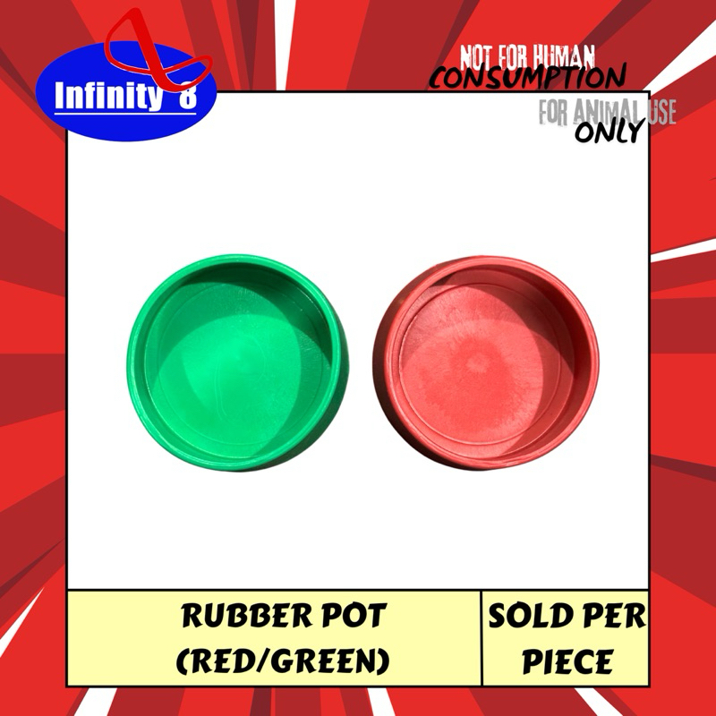RUBBER POT (RED/GREEN) - SOLD PER PIECE FOR ANIMAL USE | Shopee Philippines