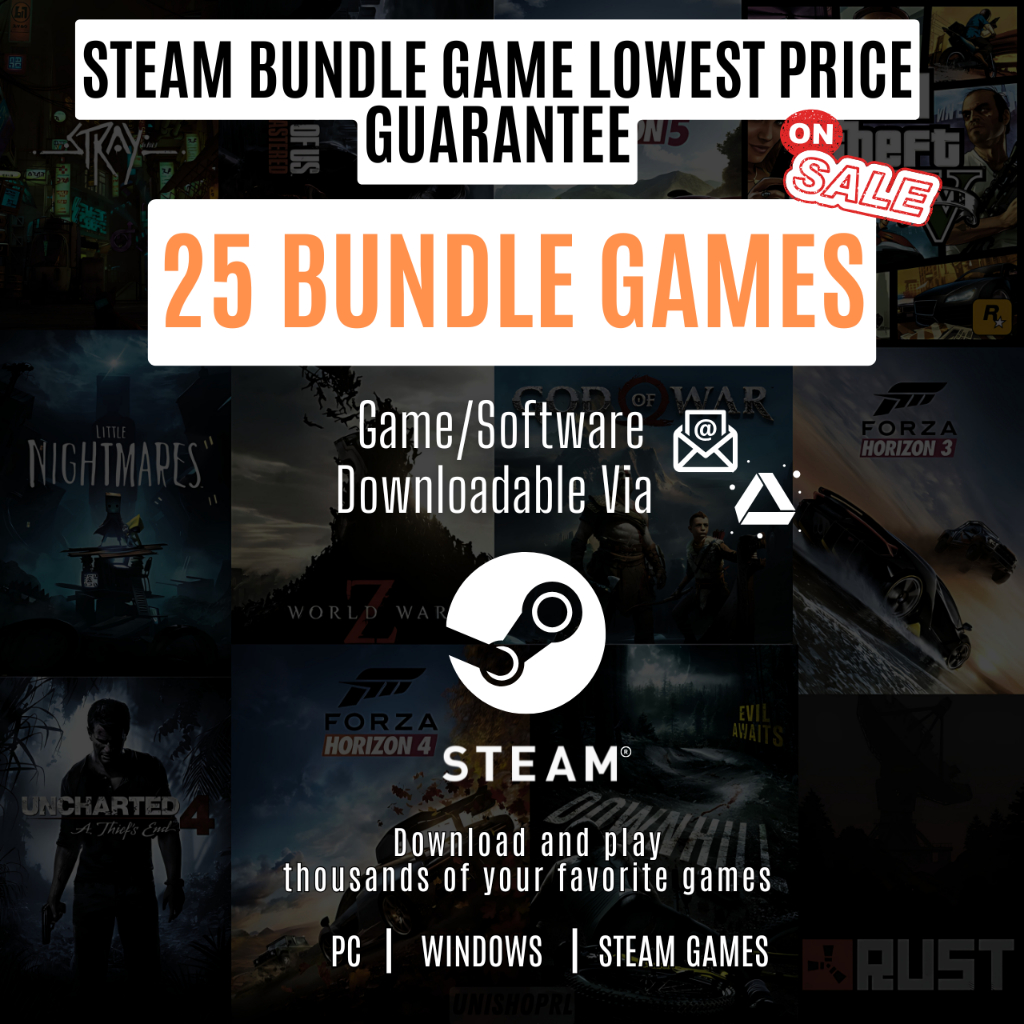 PC Games | 25 Games of your choice | PC & Consoles Game | Shopee ...