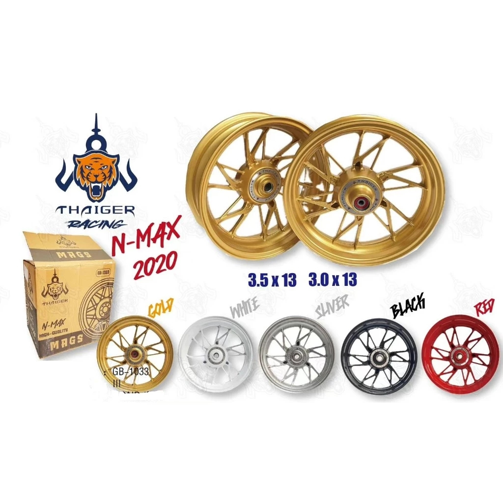 LUCKY-KK Thaiger Motorcycle Mags Set (By13) For Nmax 2020 V2 | Shopee Philippines