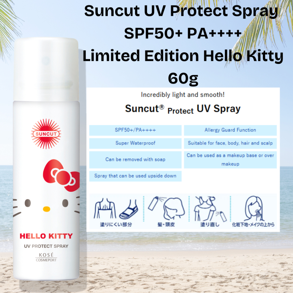 Suncut Limited Edition Hello Kitty UV Protect Spray SPF50+ PA ...