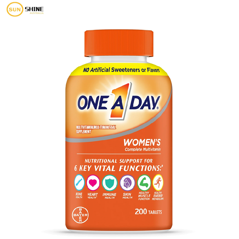 Bayer One A Day Women’s Complete Multivitamin Multimineral supplement ...