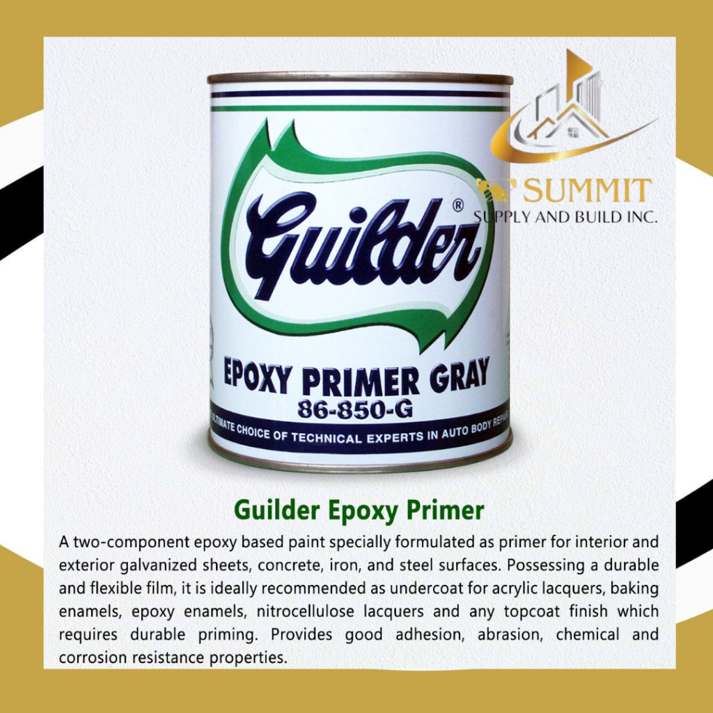 GUILDER Epoxy primer with Catalyst (Gray) | Shopee Philippines