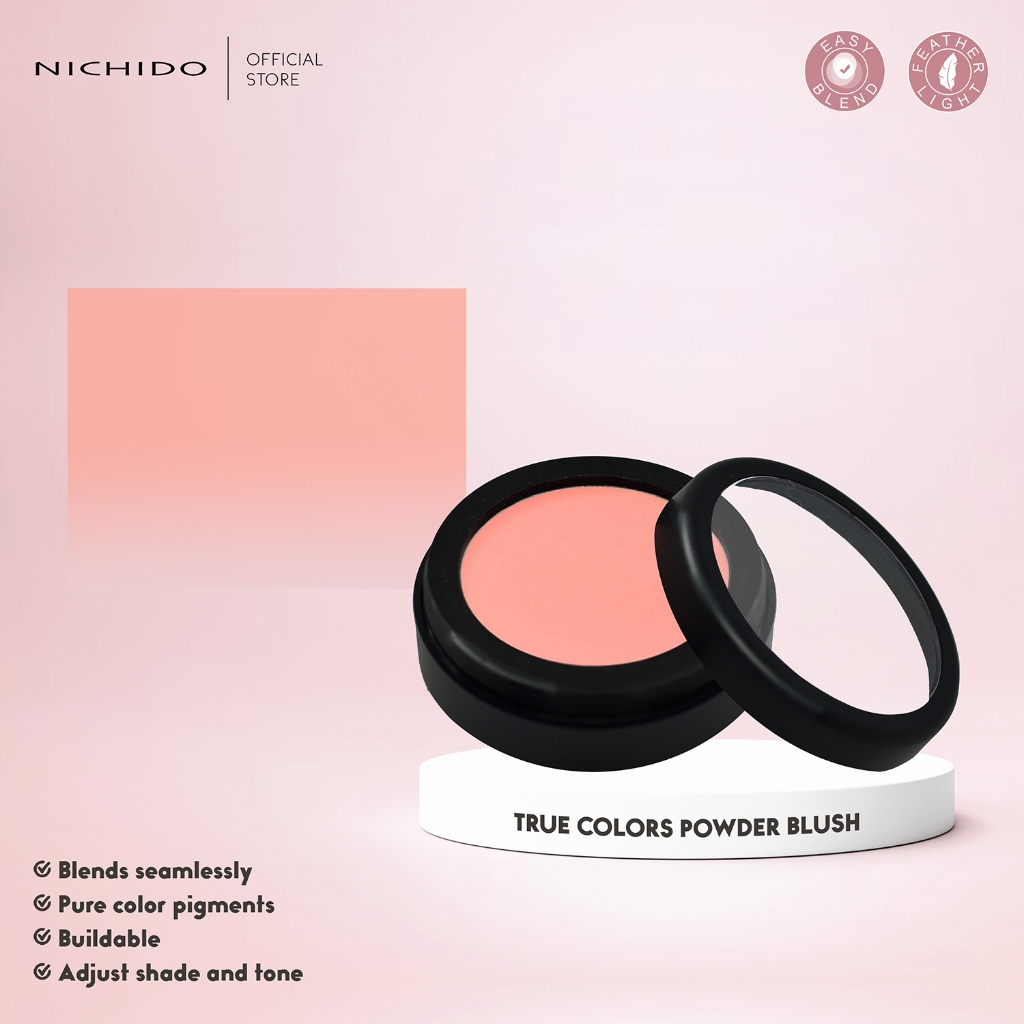NICHIDO True Colors Powder Blush - Tomato | Shopee Philippines