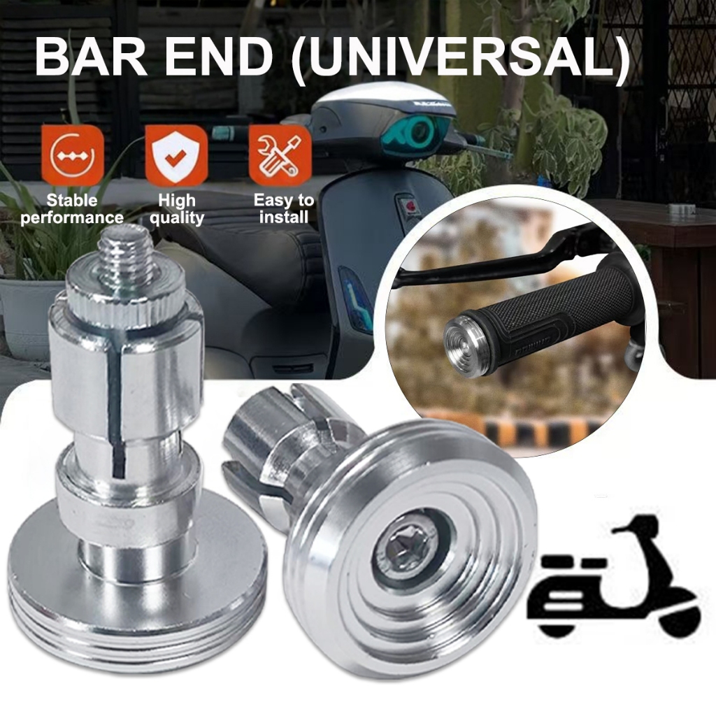 In Stock Stainless Steel Bar End CNC Alloy Motorcycle Bar End ...