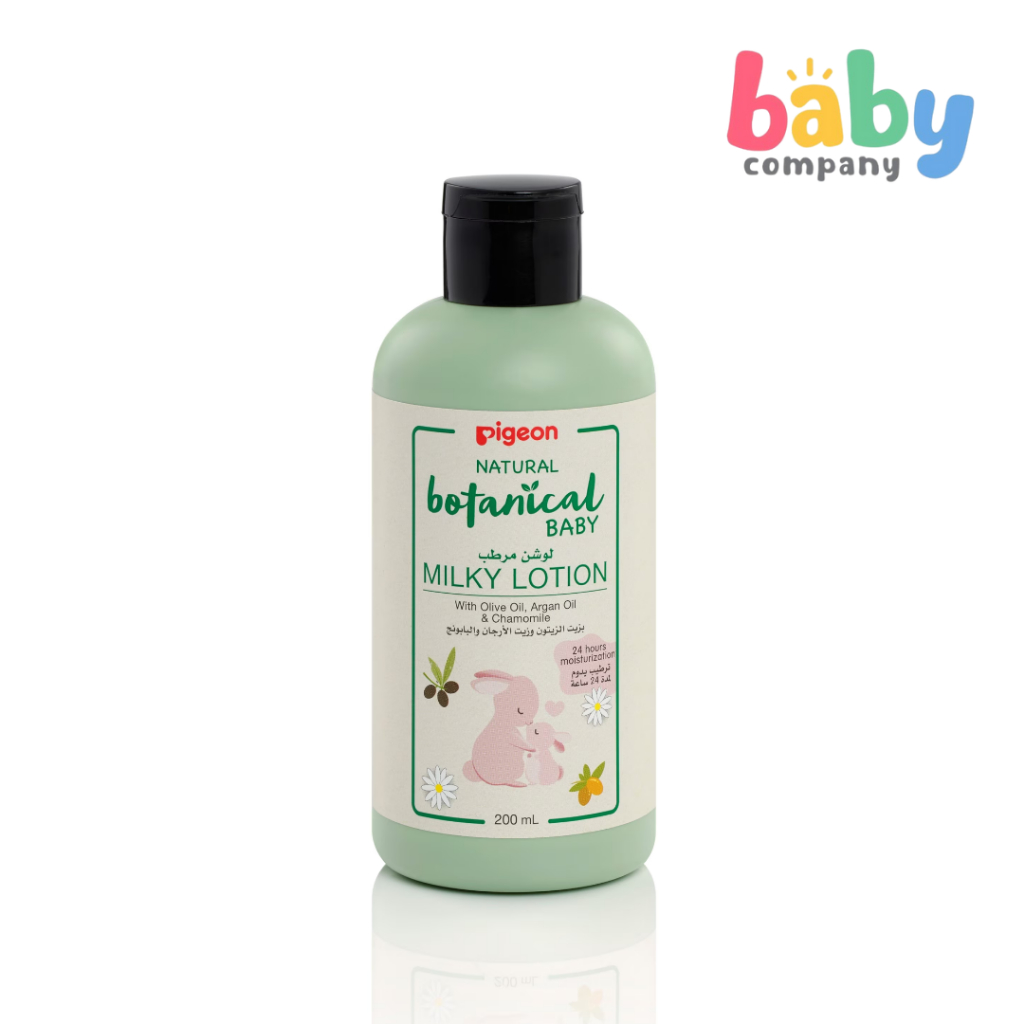 Pigeon Natural Botanical Baby Milky Lotion 200ml | Shopee Philippines
