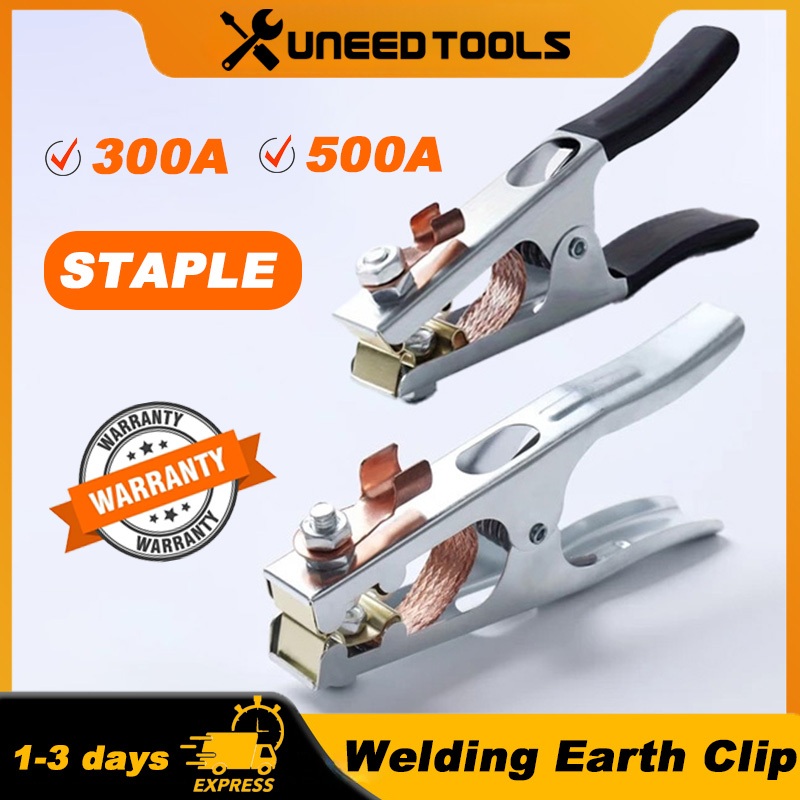 300A 500A Copper Welding Earth Clip Ground Clamp Manual Welder ...