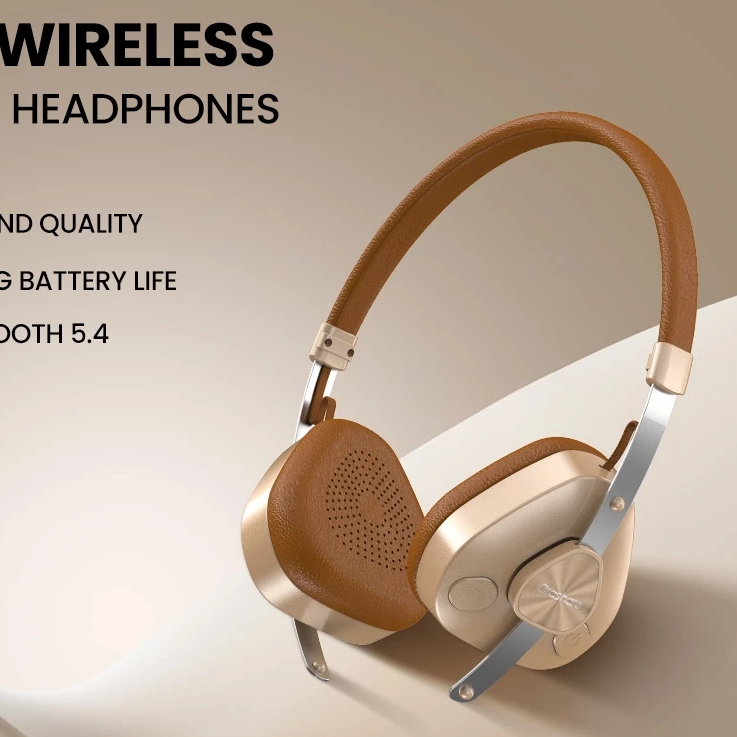 Orashare HS04 Retro Wireless Headset Bluetooth 5.4 Headphones with Mic ...