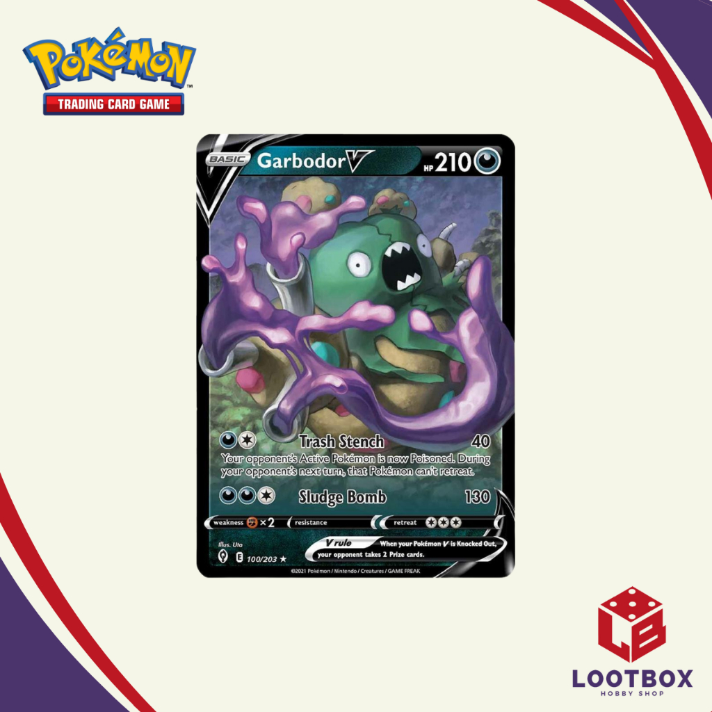 Pokemon Card Game: Garbodor V (Ultra Rare) - Evolving Skies | Shopee ...