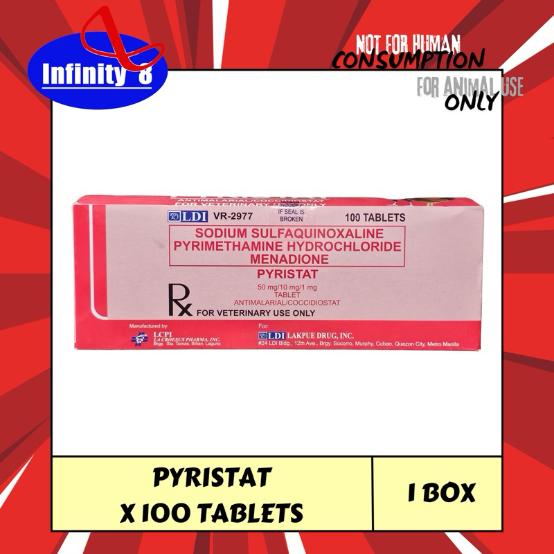 PYRISTAT TABLET X 100 TABLETS/BOX | Shopee Philippines