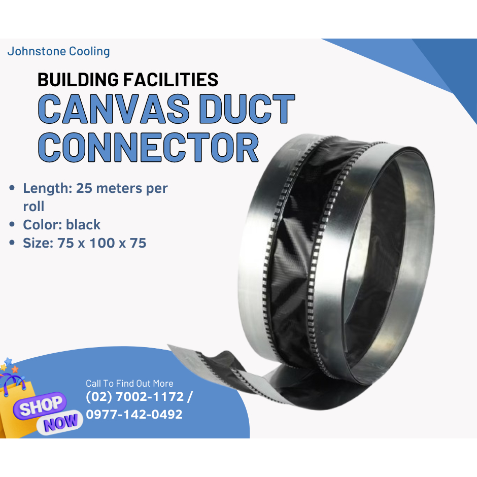 Canvas flexible duct connector, Duct Connector for HVAC | Shopee ...
