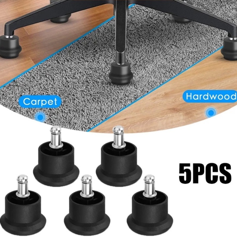Chair Casters Office Chair Swivel Silent Wheel Sliding Stopper Fixed ...
