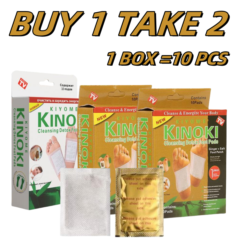 【NEW】Kinoki Foot Patch Cleansing Detox Cleansing Detox Foot Pads ...