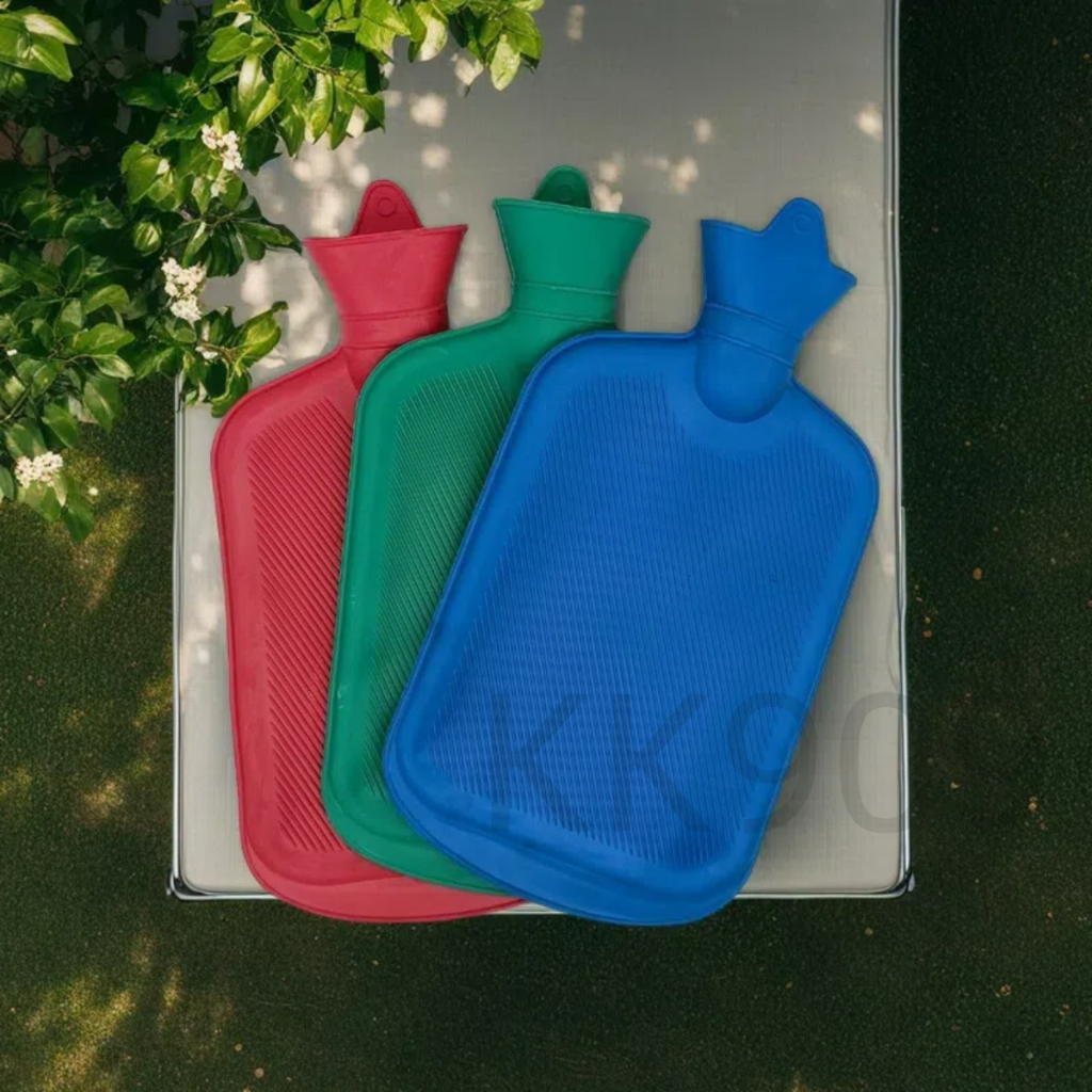Hot Water Bag Rubber Compress Red Blue Green 3 sizes 500ml - 2000ml ...