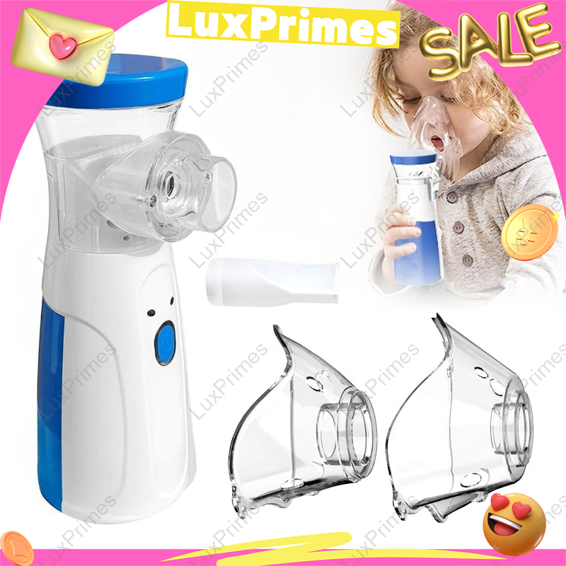 LuxPrimes Portable Nebulizer for Asthma Rechargeable with Easy Clean ...