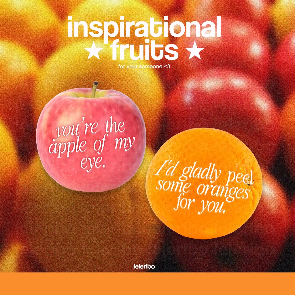 Inspirational Fruit Message Stickers by leleribo | Shopee Philippines