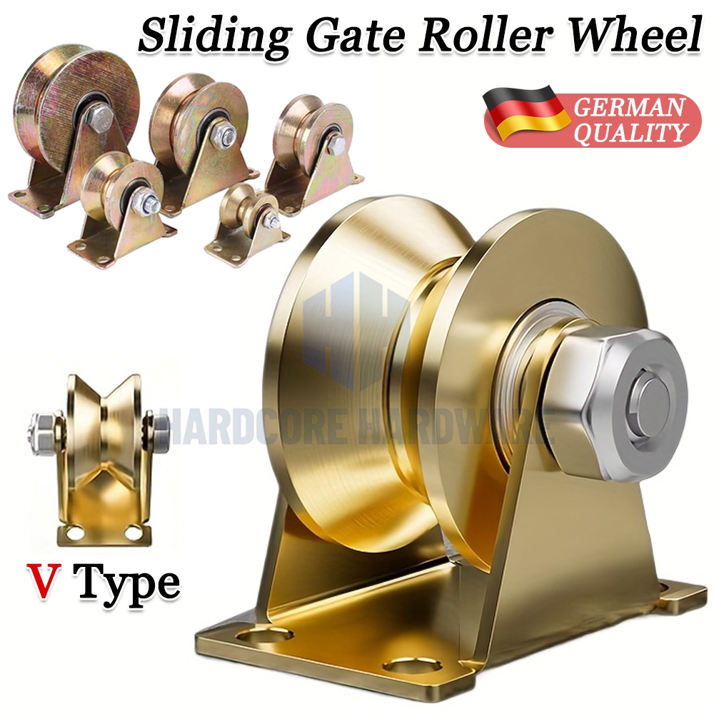 HH COD(Per Pcs)V Groove Gate Roller Wheel Sliding Gate Roller V Type ...