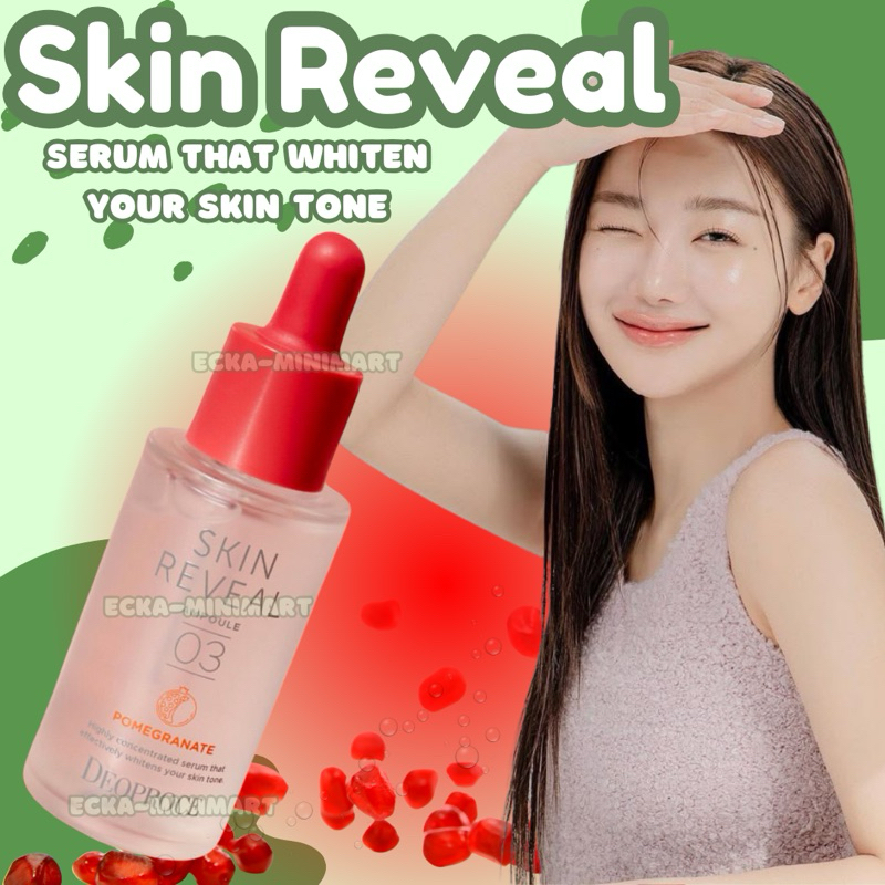 Deoproce Skin Reveal Ampoule Serum Pomegrante Whitening Skin Tone ...