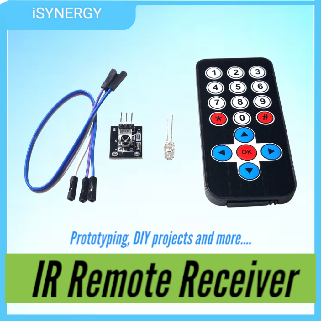 IR Infrared Remote Control Kit IR Receiver Module For arduino | Shopee Philippines