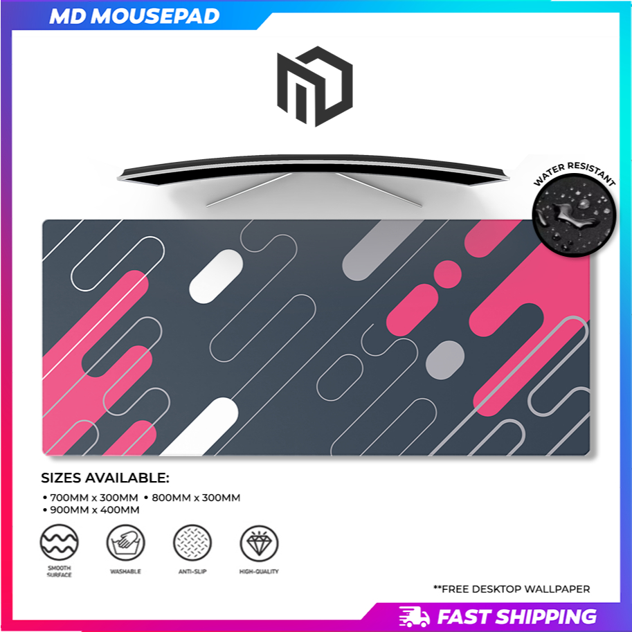 MD Mousepad | Geometric 07 | Extended Large Gaming Mouse pad Deskmat ...