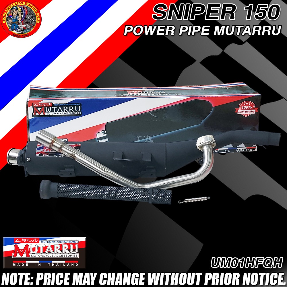 SNIPER 150 POWER PIPE MUTARRU (UM01HFQH) | Shopee Philippines