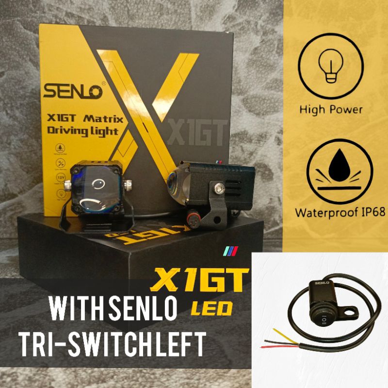SENLO X1GT 70watts MATRIX DRIVING LIGHT (with SENLO TRI SWITCH ...