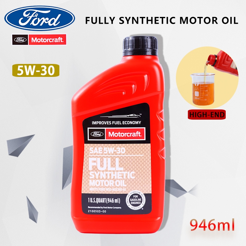 Ford Motorcraft SAE 5w30 Fully Synthetic Motor Oil 946ml Gasoline ...