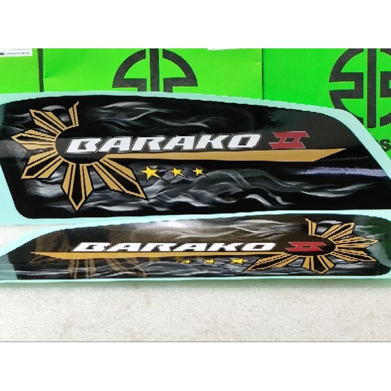 56076-1971 1972 Decal Tank Black Gold Barako(2pc)Genuine | Shopee ...