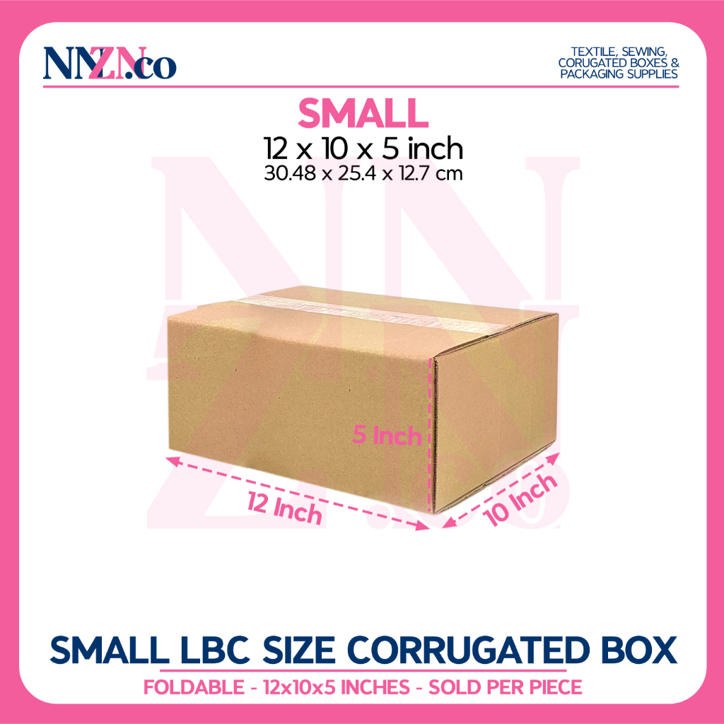NNZN Small LBC Express Sizes Corrugated Cargo Shipping Boxes Packaging ...