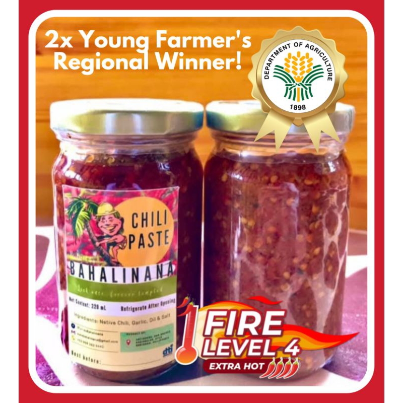 Native Chili Paste 220ml | Bahalinana Chili Paste Extra Hot | Shopee ...