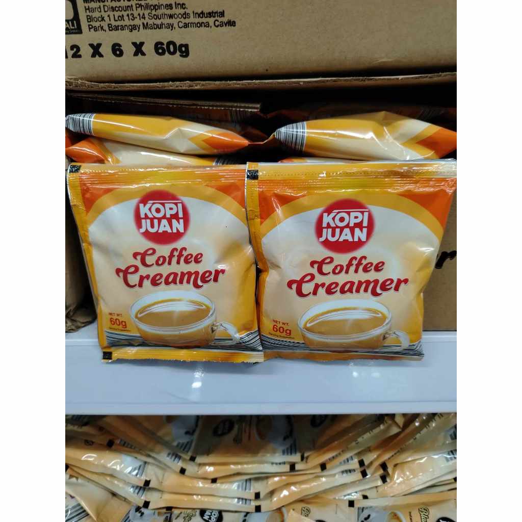 6 pcs Kopi Juan Coffee Creamer - 60grams each (Pang tindahan/pangbahay ...