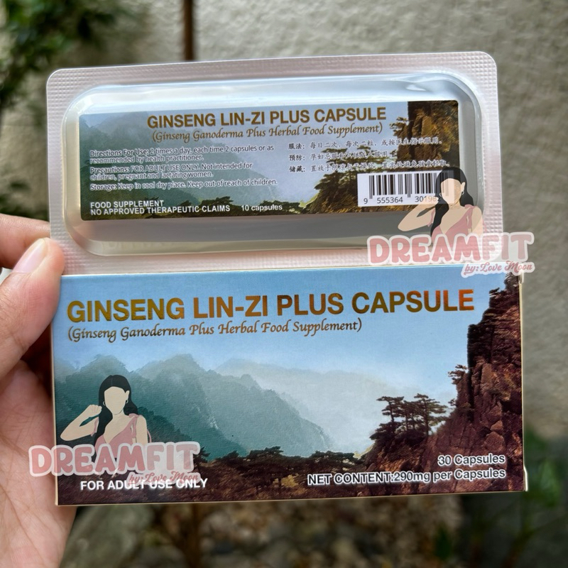 FDA Ginseng Lin-zi Plus Pil for Adults (10 capsules per pad/banig ...