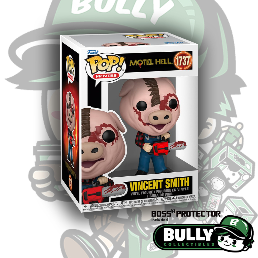 Funko POP! Movies: Motel Hell - Vincent Smith 1737 With Boss Protector ...