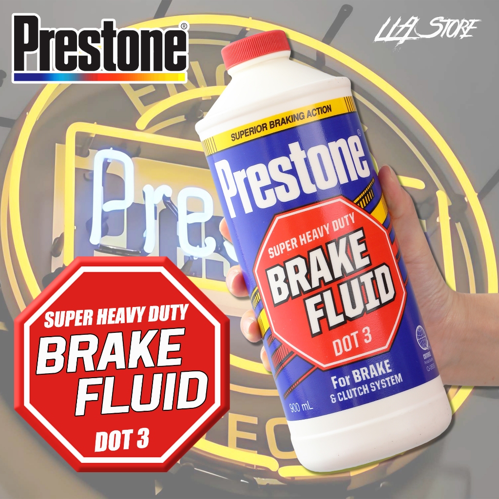 PRESTONE Brake Fluid DOT3 900ml Super Heavy Duty High Performance ...