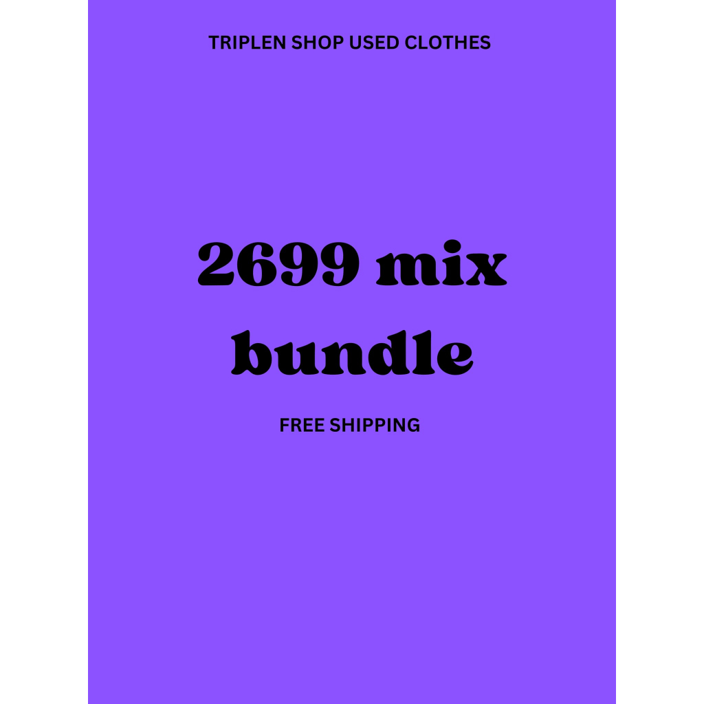 2699 MIX BUNDLE UKAY | Shopee Philippines