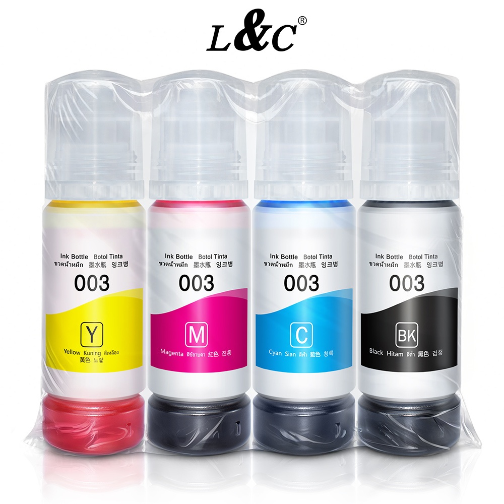 L&C Refill Epson 003 ink Epson Ink Premium Compatible For Epson 3110 ...