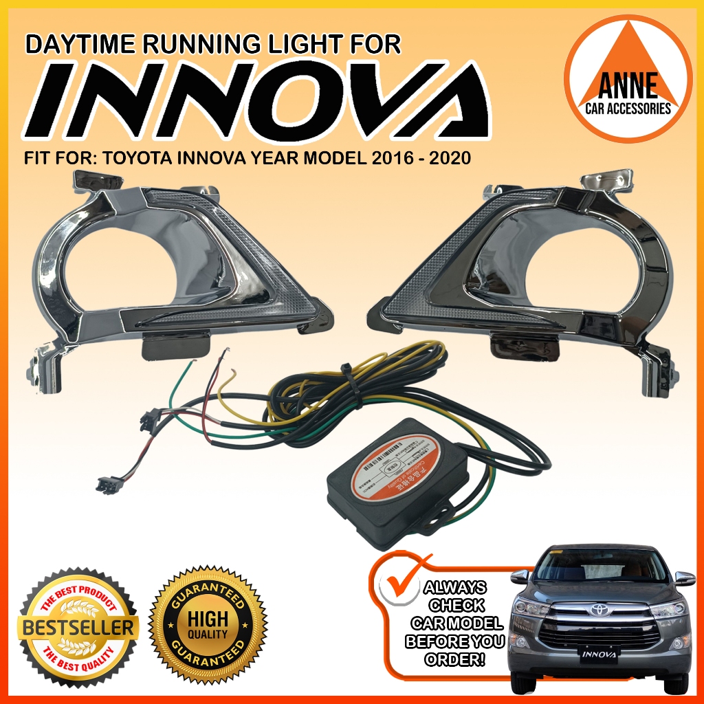 Toyota Innova 2016 2017 2018 2019 2020 Fog Light Fog Lamp DRL | Shopee ...